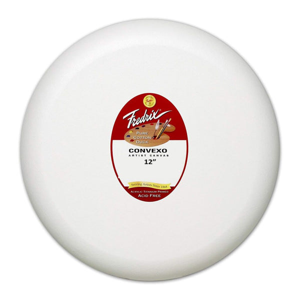 Convexo Fredrix Round Stretched Canvas - Creative Minds