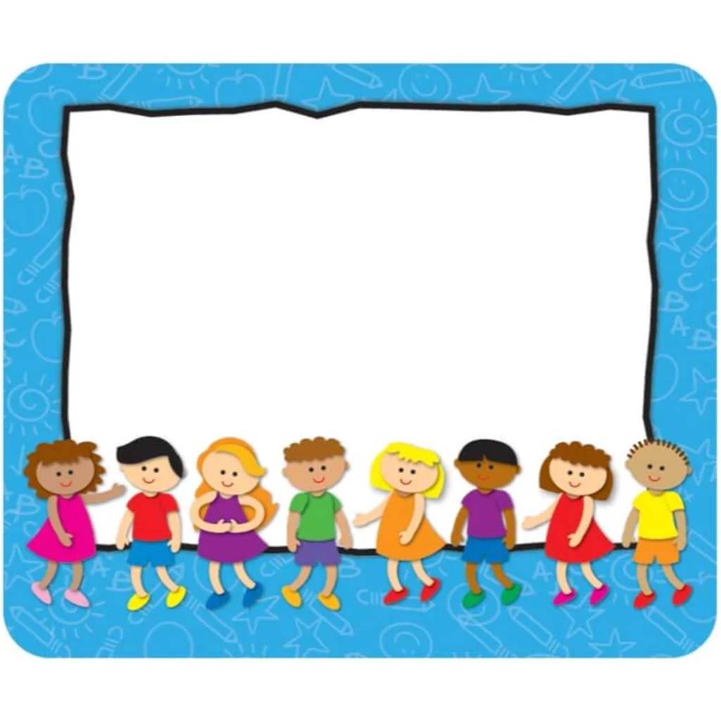 Kindergarten Name Tag Clipart