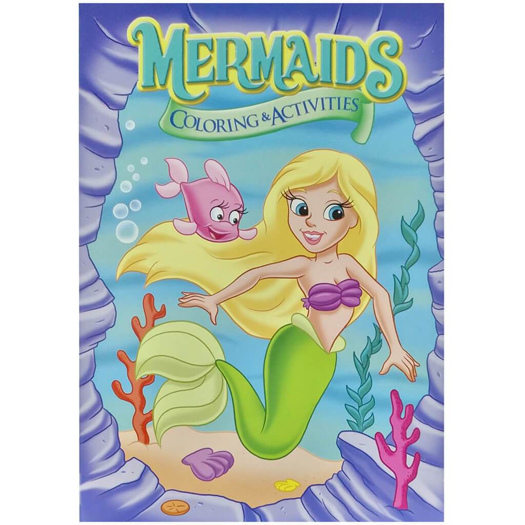 Jumbo Mermaids Coloring & Activity Book Mermaids - Creative Minds