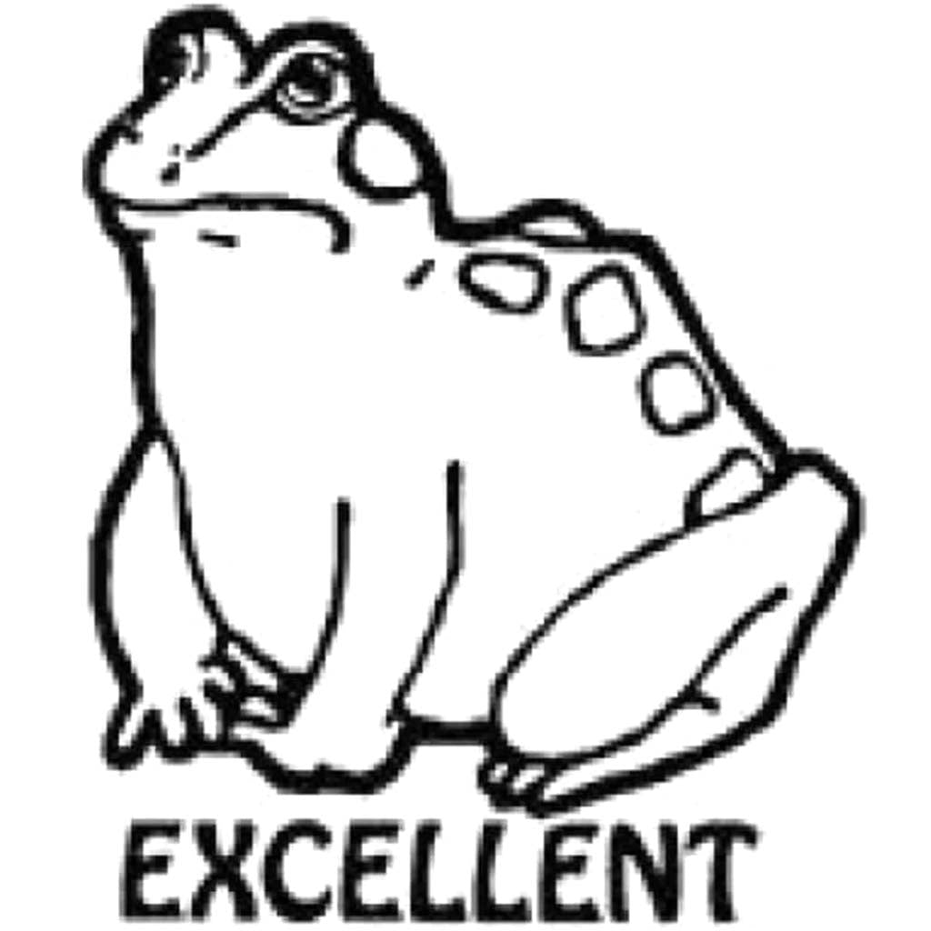 Buy EXCELLENT FROG STAMP for 29.0 AED Online | Creative Minds Art ...