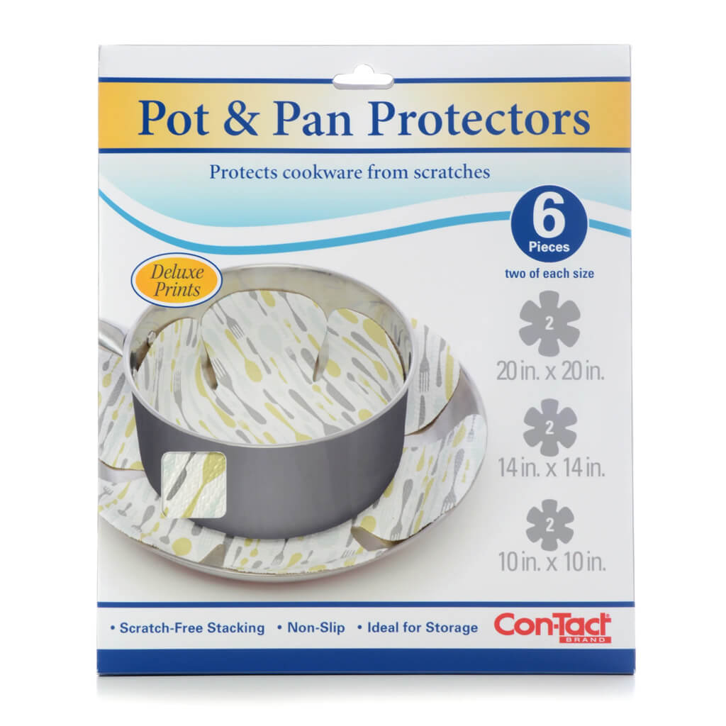 pot & pan protectors lagoon, 6pc - Creative Minds